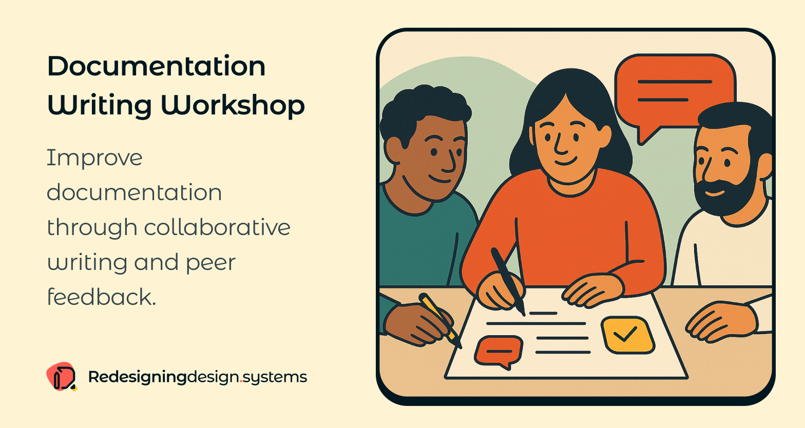 Documentation Writing Workshop - Redesigning Design Systems