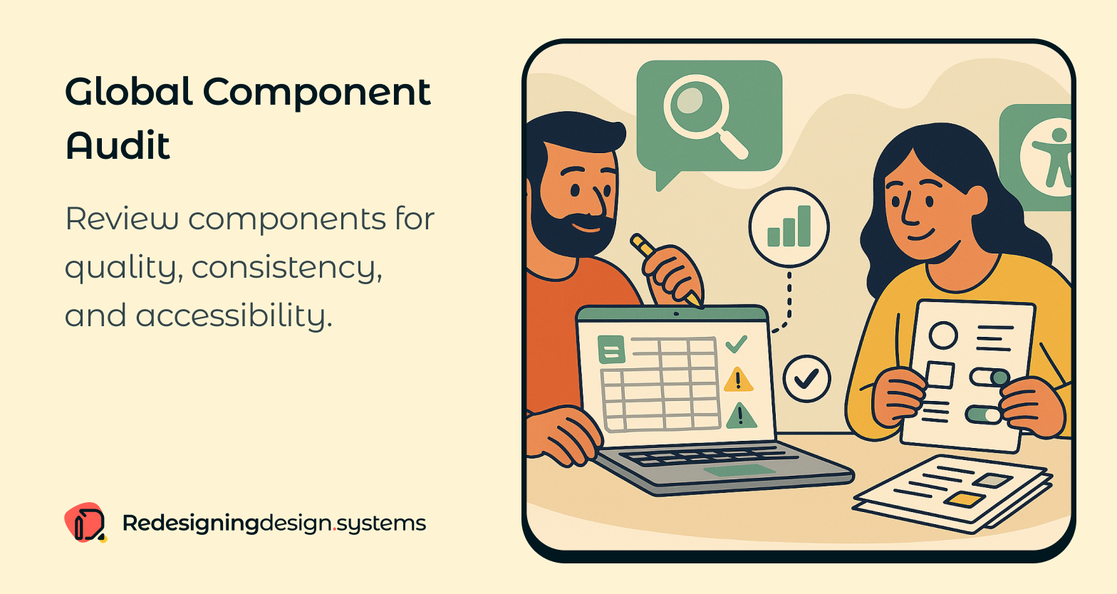 Global Component Audit - Redesigning Design Systems