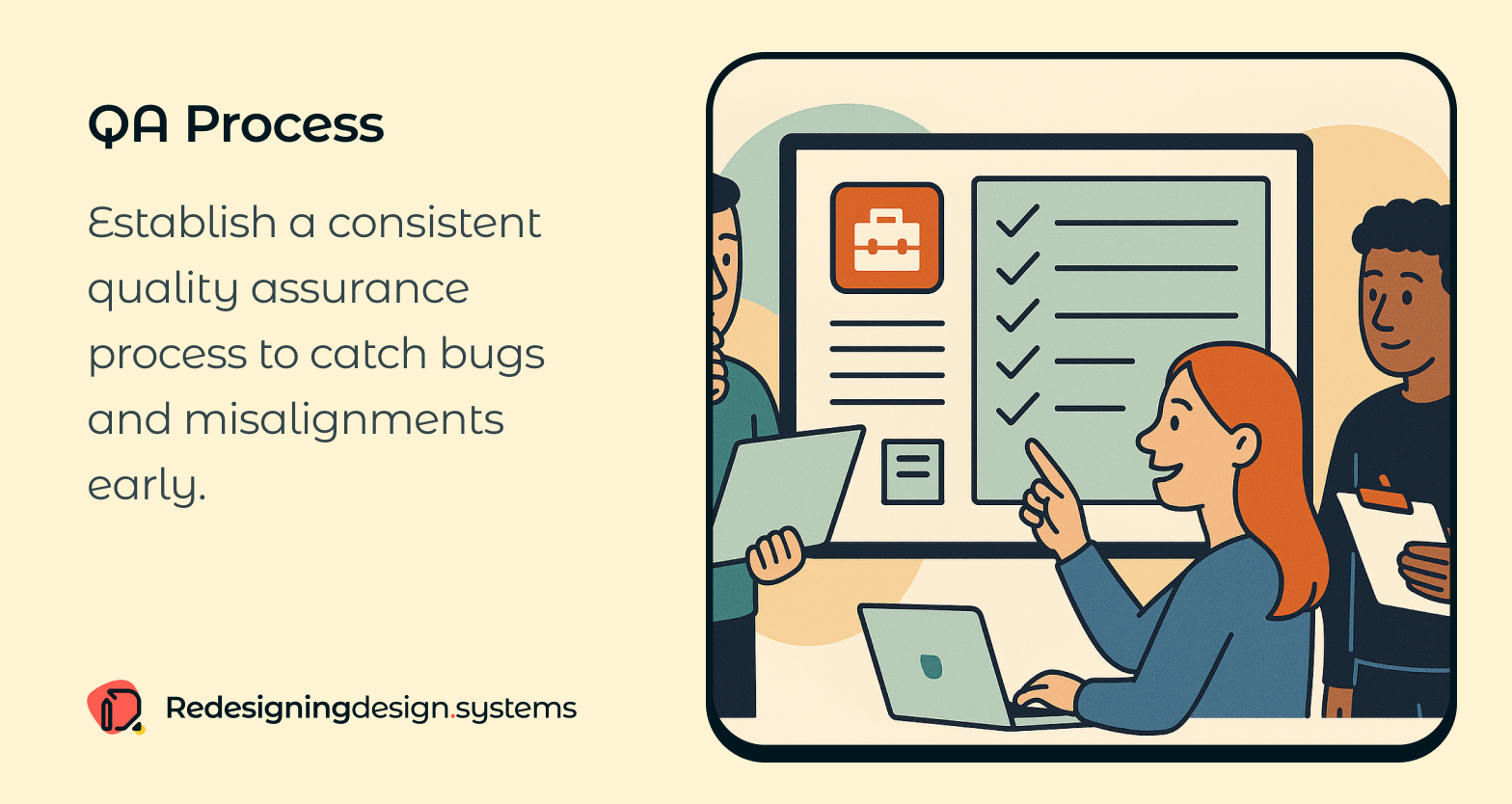 QA Process - Redesigning Design Systems