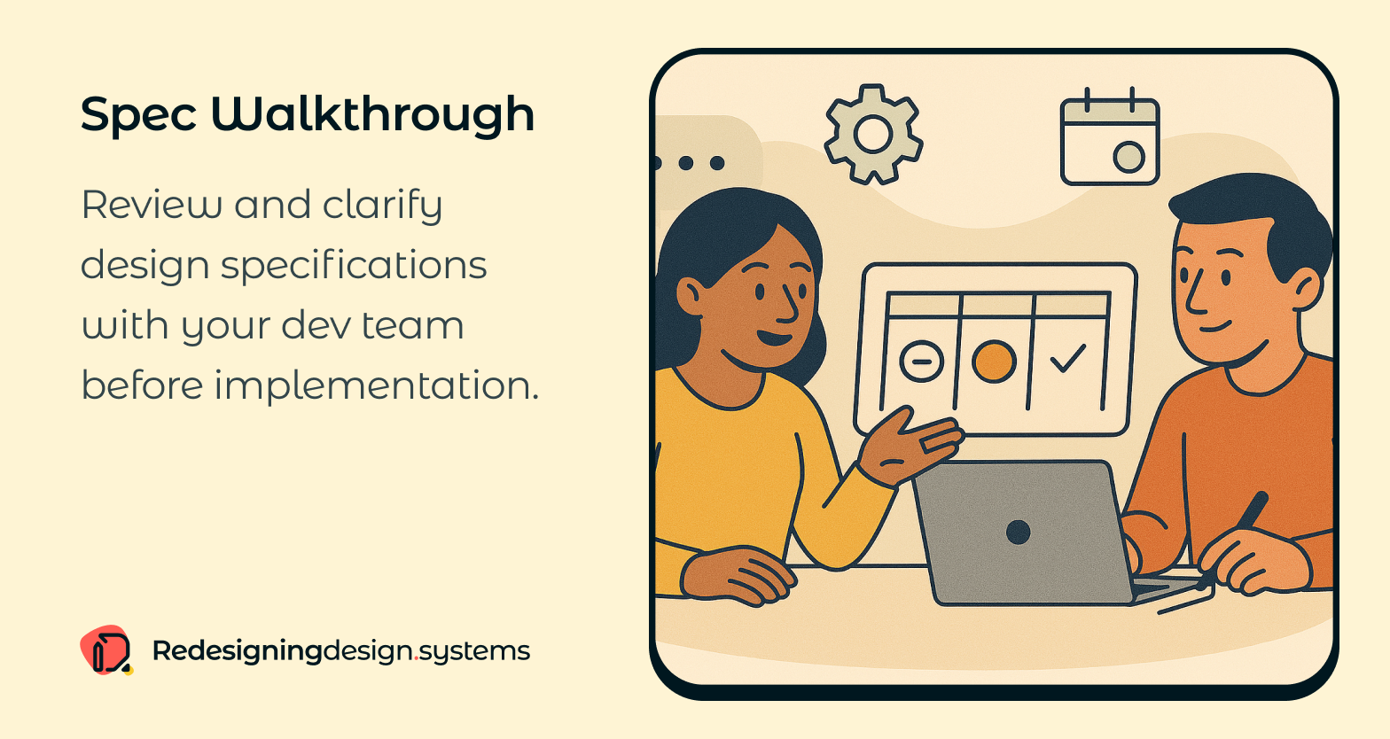 Spec Walkthrough - Redesigning Design Systems